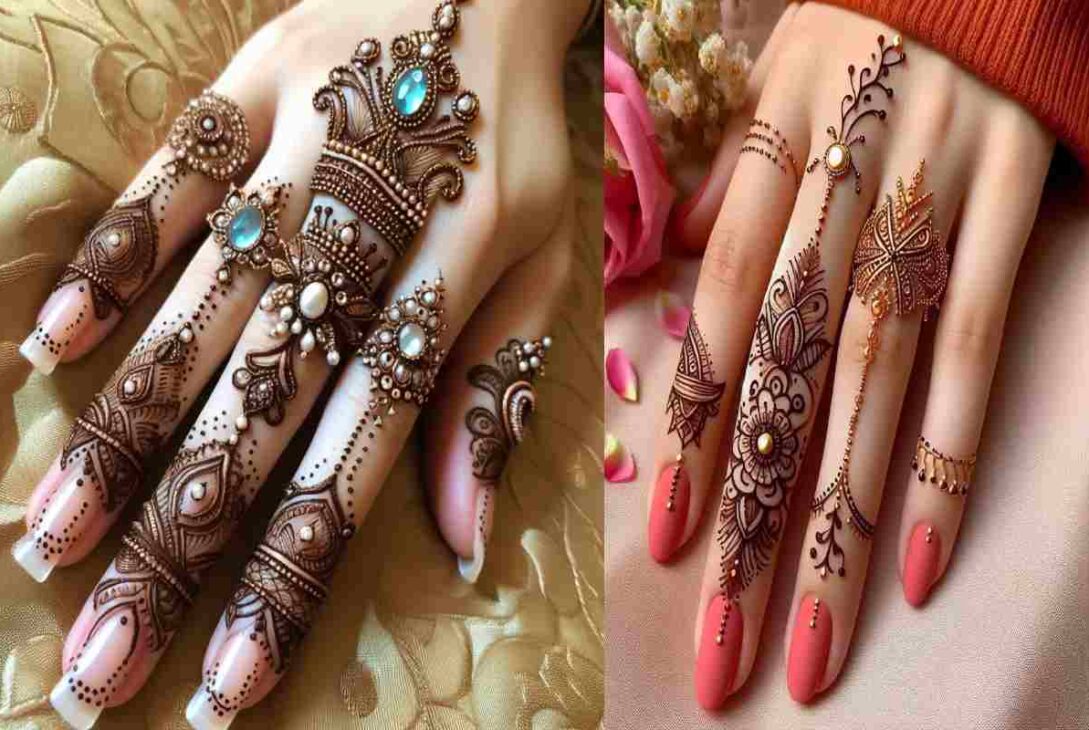 Finger Mehndi Easy Back Hand Mehndi Design